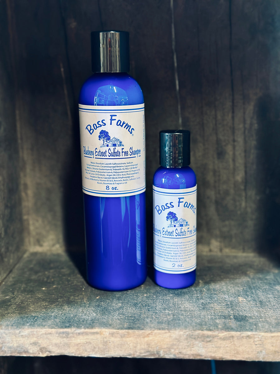 Blueberry Extract Sulfate-Free Shampoo – Bass Farms, LLC